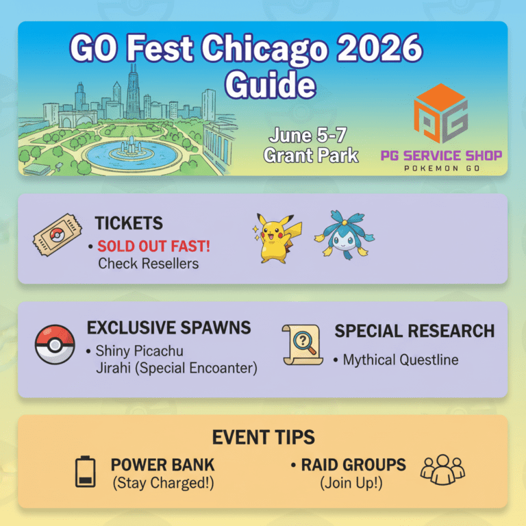 Pokemon GO Fest Chicago Guide 2026: Tickets, Dates, Tips & Event ...